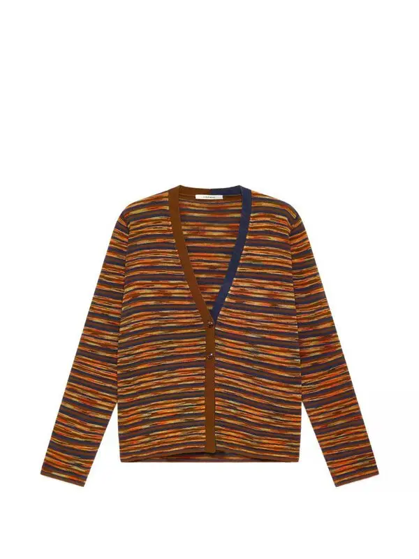 Malìparmi Striped V-neck Cardigan