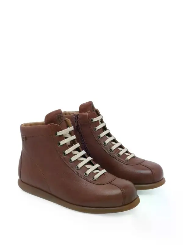 Camper Pelotas Lace-up Boots - Brown