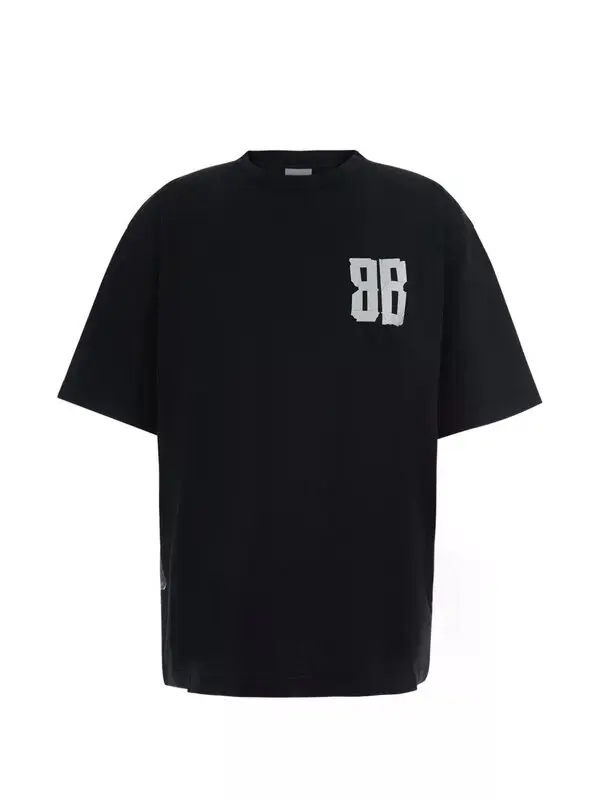 Balenciaga Gaffer Logo-print T-shirt - Black