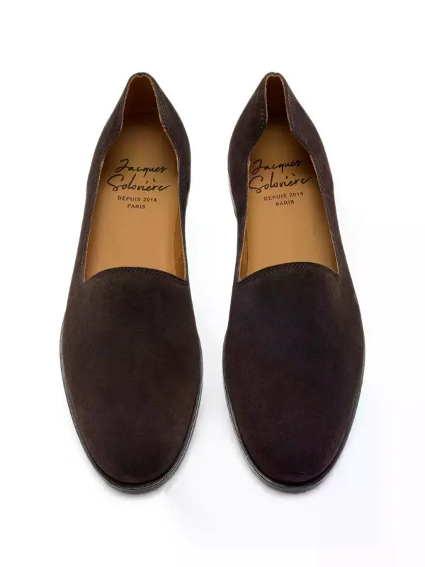 JACQUES SOLOVIÈRE PARIS Slim Suede Loafers