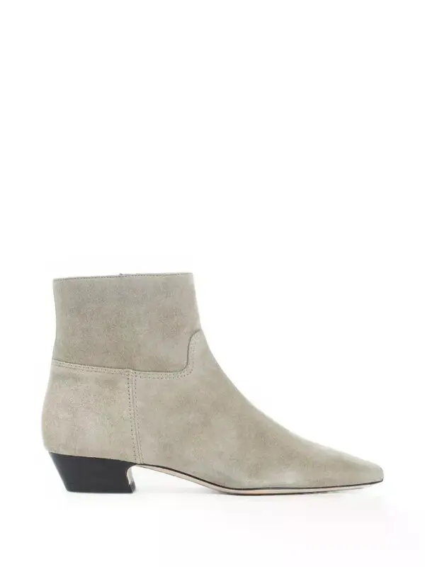 STUART WEITZMAN Stassi Zip Ankle Boots - Grey