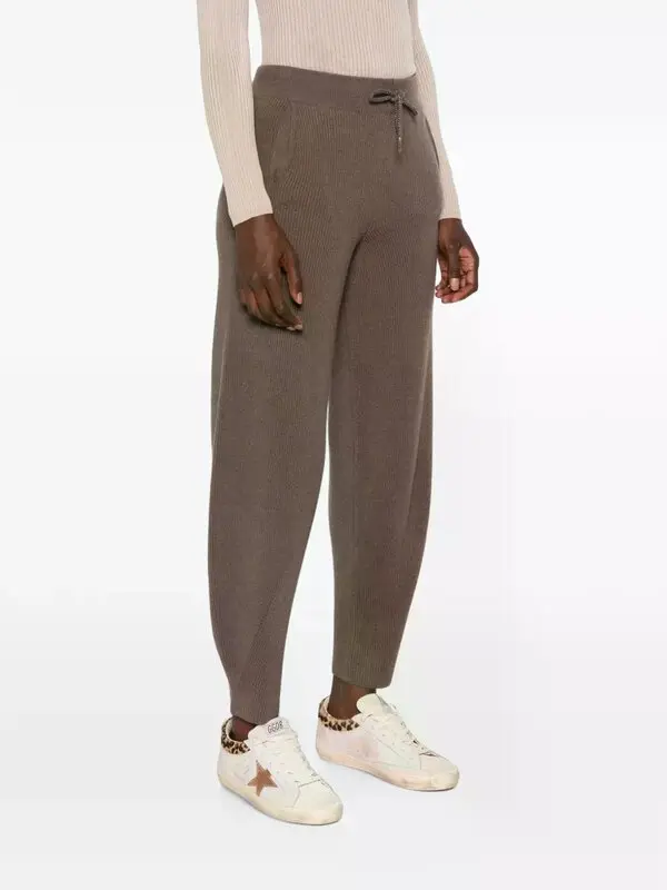 PANICALE Ribbed-knit Drawstring Track Pants