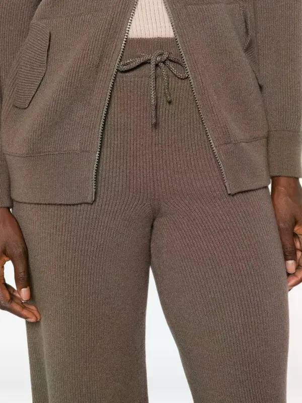 PANICALE Ribbed-knit Drawstring Track Pants