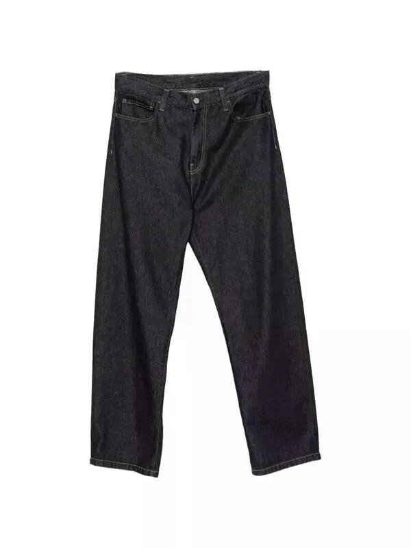 Moncler Straight-leg Logo-patch Jeans