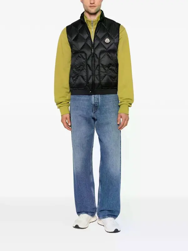 Moncler Straight-leg Logo-patch Jeans