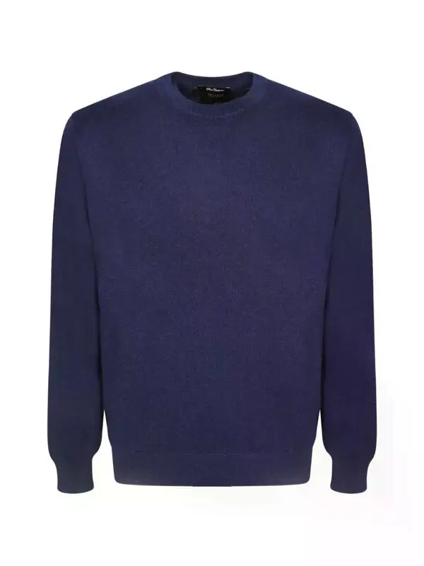 DELL'OGLIO Crew-neck Knitted Cashmere Sweater