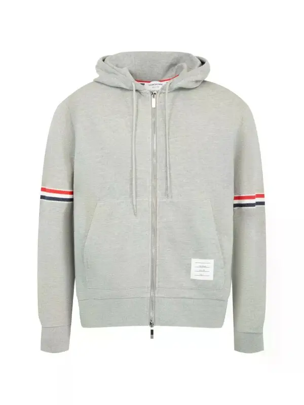 Thom Browne Long-sleeves Hoodie - Grey