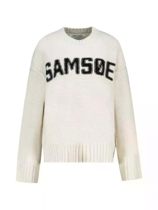 SAMSOE SAMSOE Sakeiku Logo-patch Sweater