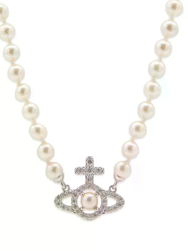 VIVIENNE WESTWOOD Orb Faux-pearl Necklace