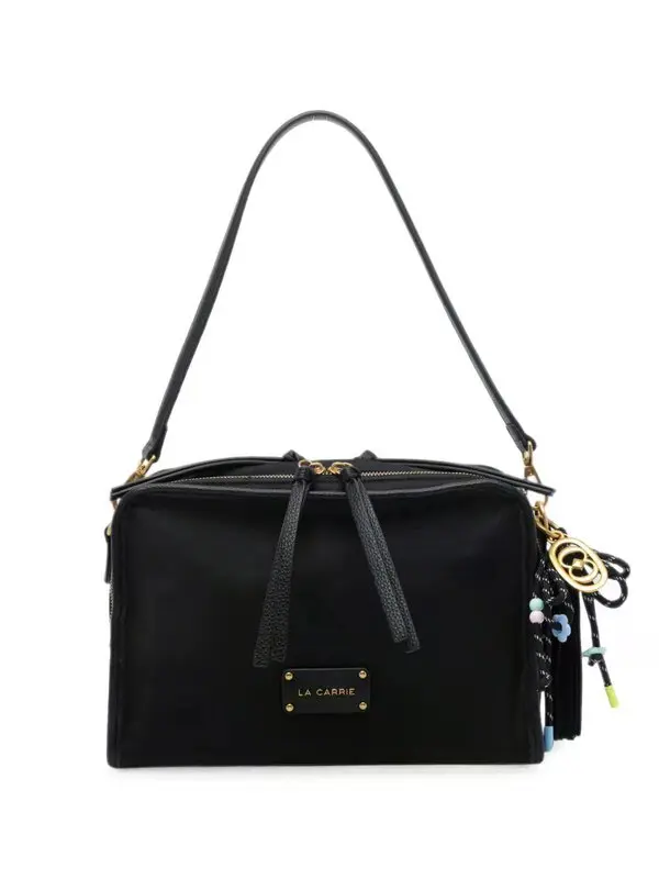 LA CARRIE Dark Wave Shoulder Bag - Black