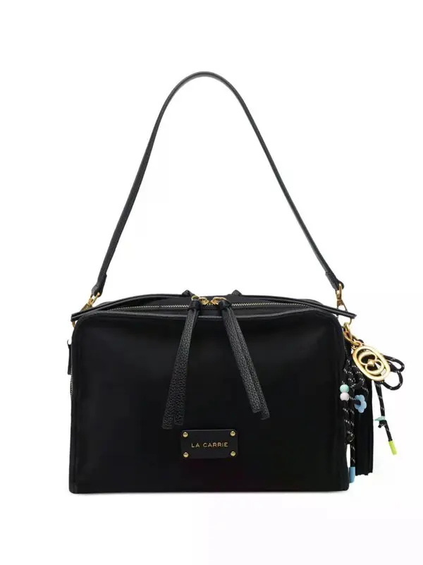 LA CARRIE Dark Wave Shoulder Bag - Black