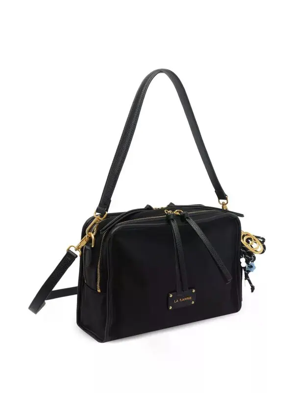 LA CARRIE Dark Wave Shoulder Bag - Black