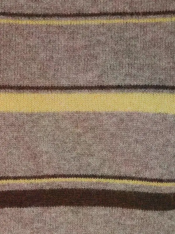 ROBERTO COLLINA Striped Crew-neck Sweater