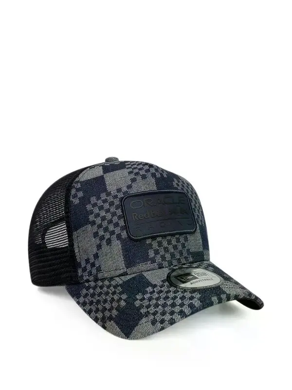 New Era Patterned Denim E-frame Red Bull F1 Trucker Cap