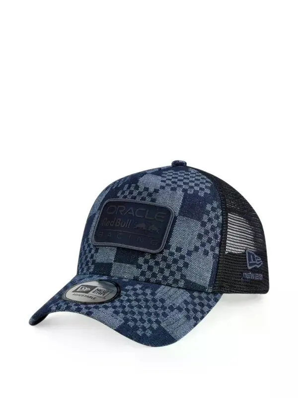 New Era Patterned Denim E-frame Red Bull F1 Trucker Cap