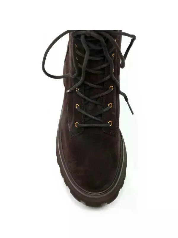 Michael Kors Caleb Suede Combat Boots