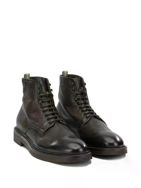 Officine Creative Hopkins Lace-up Leather Boots