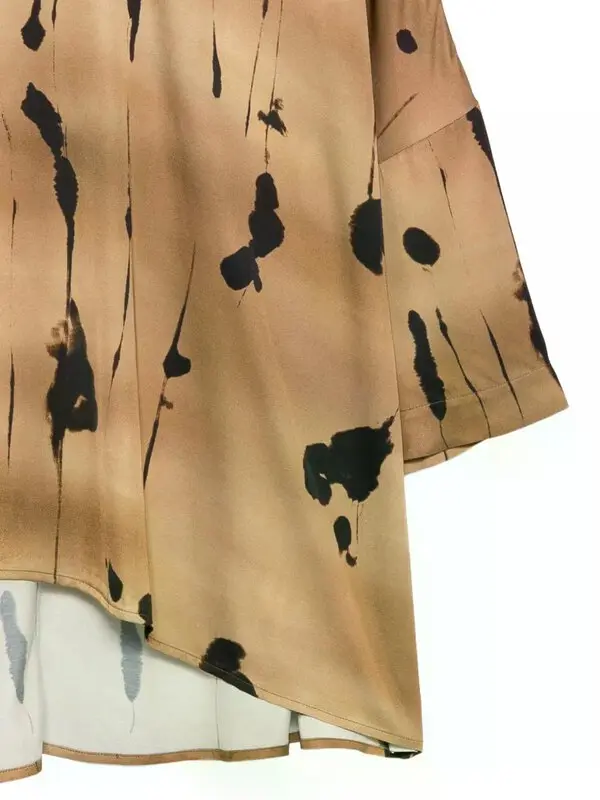 GENTRYPORTOFINO Abstract-print Blouse