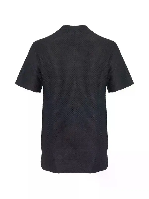 Emporio Armani Waffle-knit T-shirt