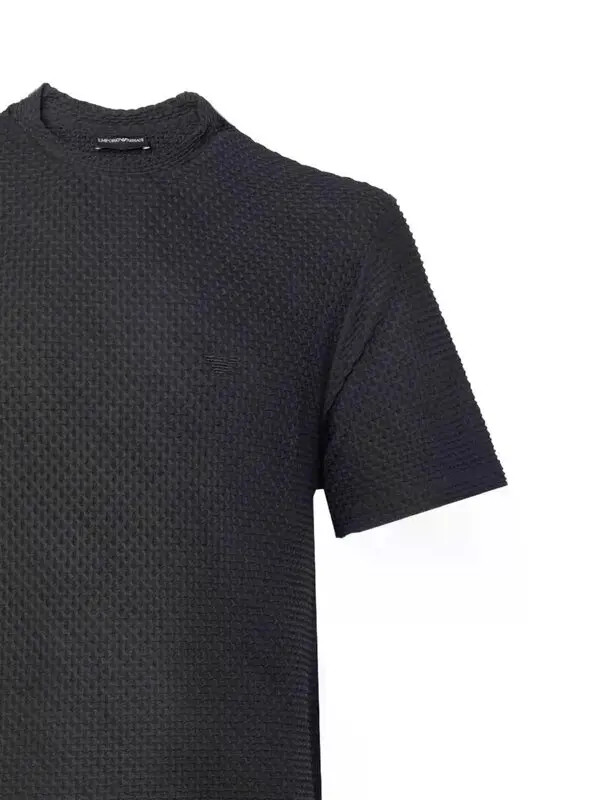 Emporio Armani Waffle-knit T-shirt