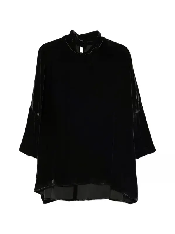 GENTRYPORTOFINO Velvet Blouse
