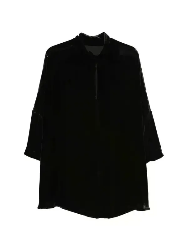 GENTRYPORTOFINO Velvet Blouse