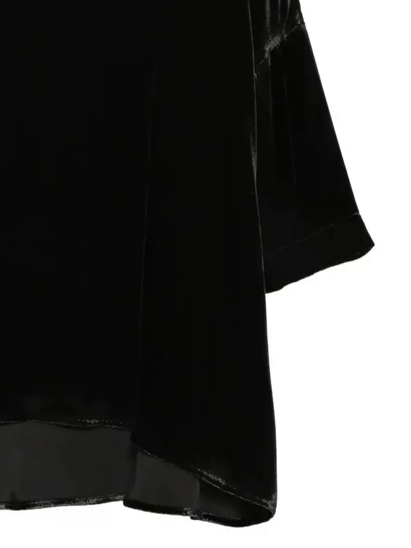 GENTRYPORTOFINO Velvet Blouse