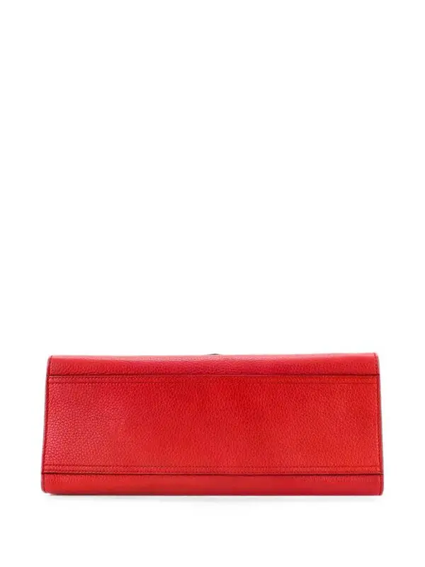 Gucci Gg Marmont Top Handle Bag Leather Small Satchel