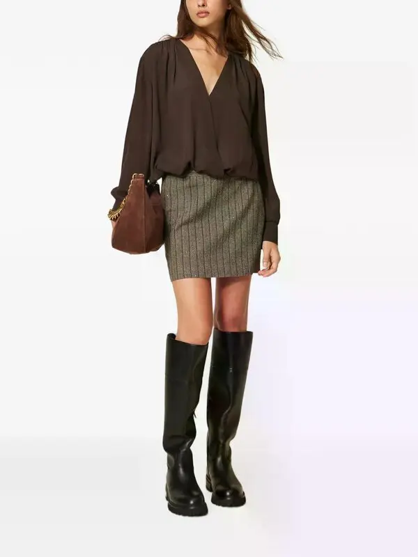 TWINSET Crêpe De Chine Dual-use Blouse