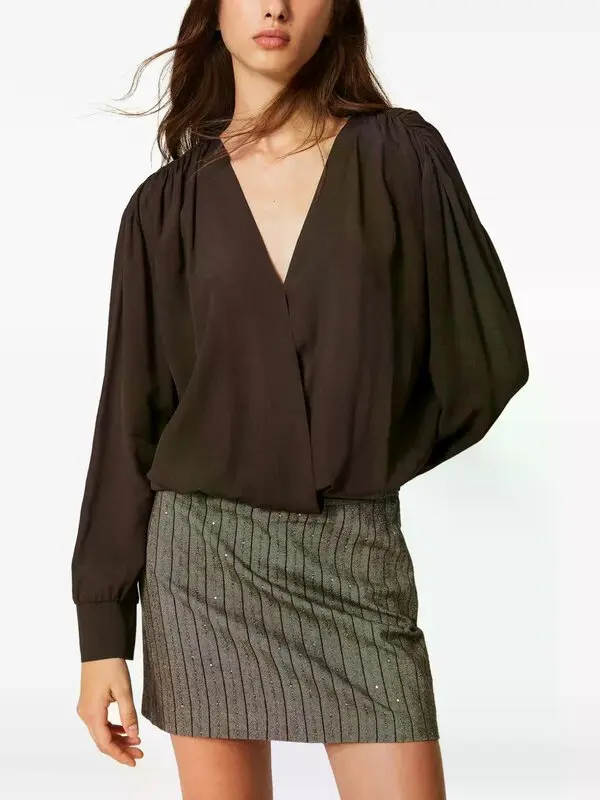 TWINSET Crêpe De Chine Dual-use Blouse