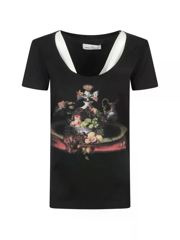 VIVIENNE WESTWOOD Scoop-neck T-shirt - Black