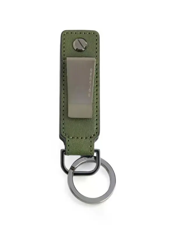 PIQUADRO Leather Keychain