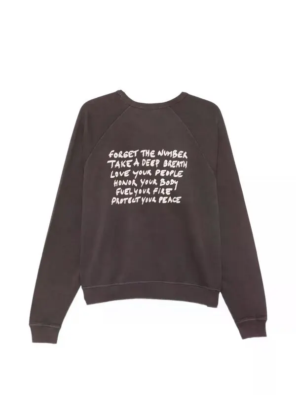 Ba&sh Logo-print Raglan-sleeve Sweatshirt
