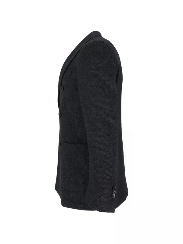 BRERA Double-breasted Textured Blazer