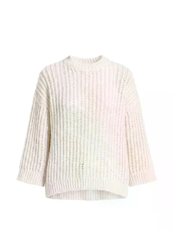 Peserico Chunky-knit Three-quarter Sleeve Sweater