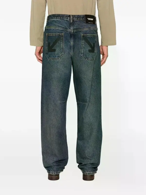 Off-White Logo-patch Jeans