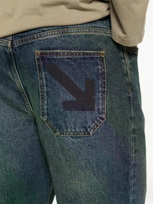 Off-White Logo-patch Jeans