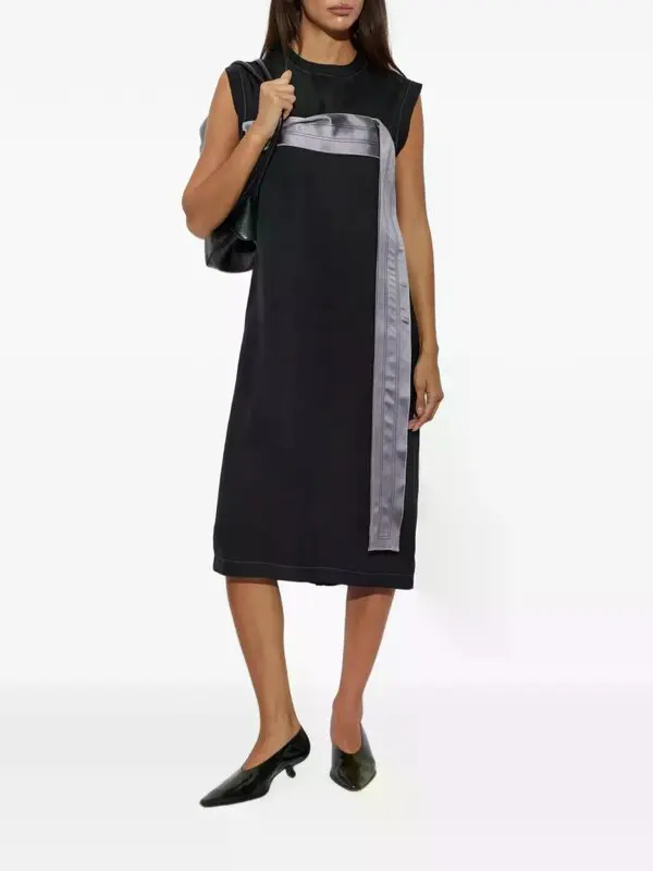 Marni Contrast-trim Sleeveless Midi Dress