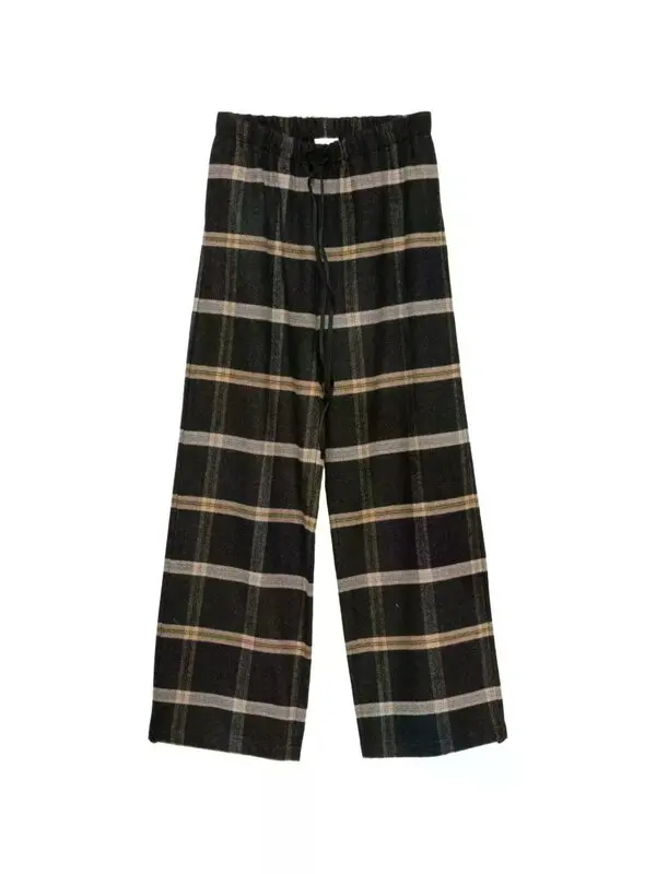 ALYSI Checked Palazzo Pants