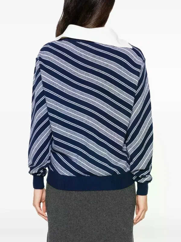SHUSHU/TONG Stripe-pattern Sweater