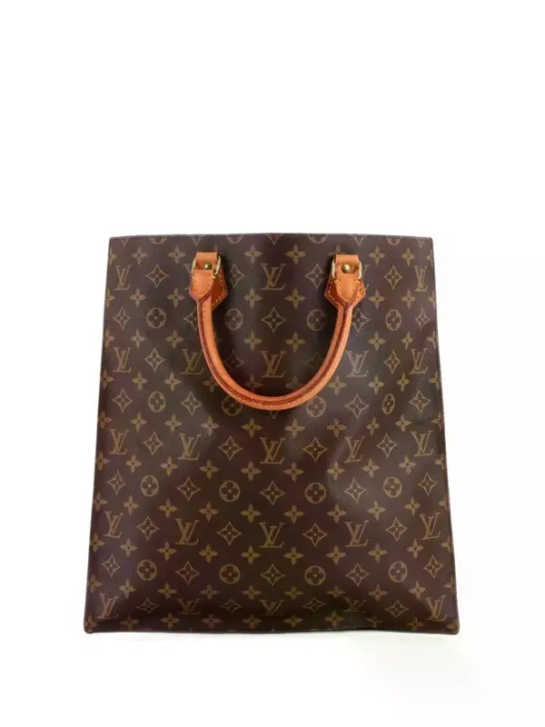 LOUIS VUITTON Vintage Sac Plat Bag Monogram Canvas Tote Bag