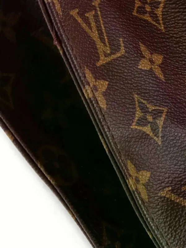 LOUIS VUITTON Vintage Sac Plat Bag Monogram Canvas Tote Bag