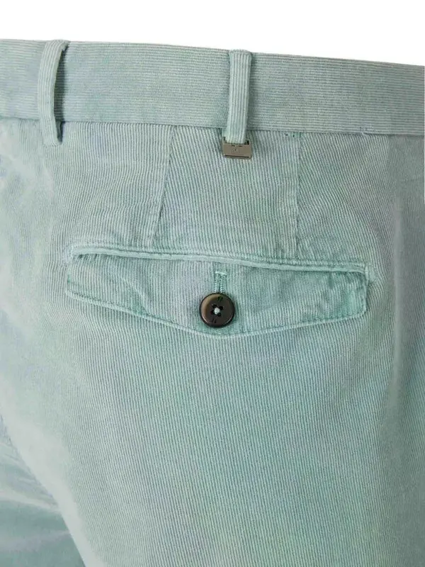 PT TORINO Pleated Corduroy Shorts