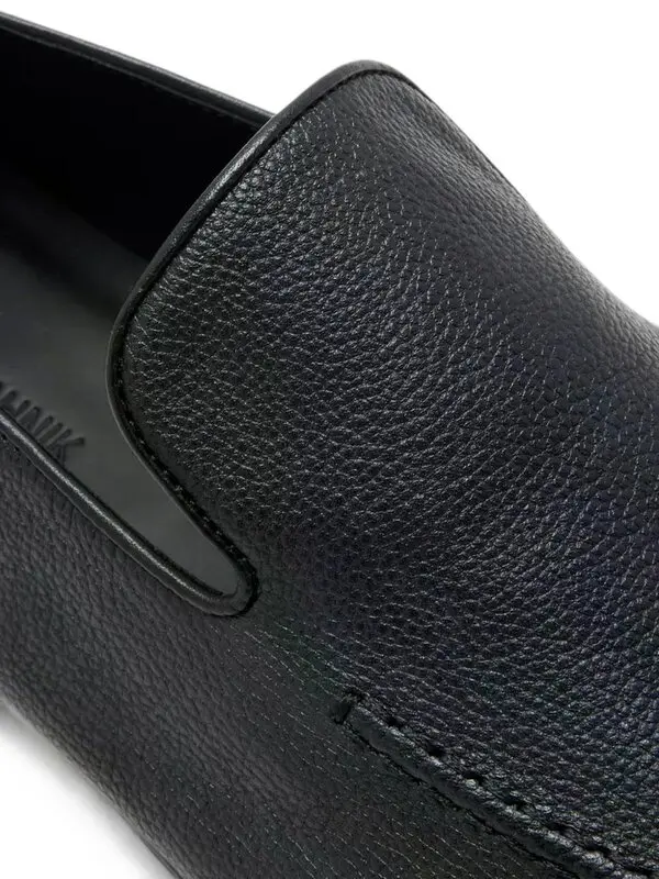 Manolo Blahnik Truro Leather Loafers