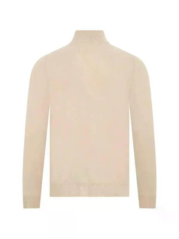 Fedeli Cashmere High-neck Cardigan