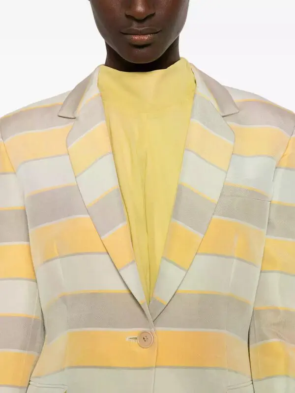 Emporio Armani 1990s Striped Blazer