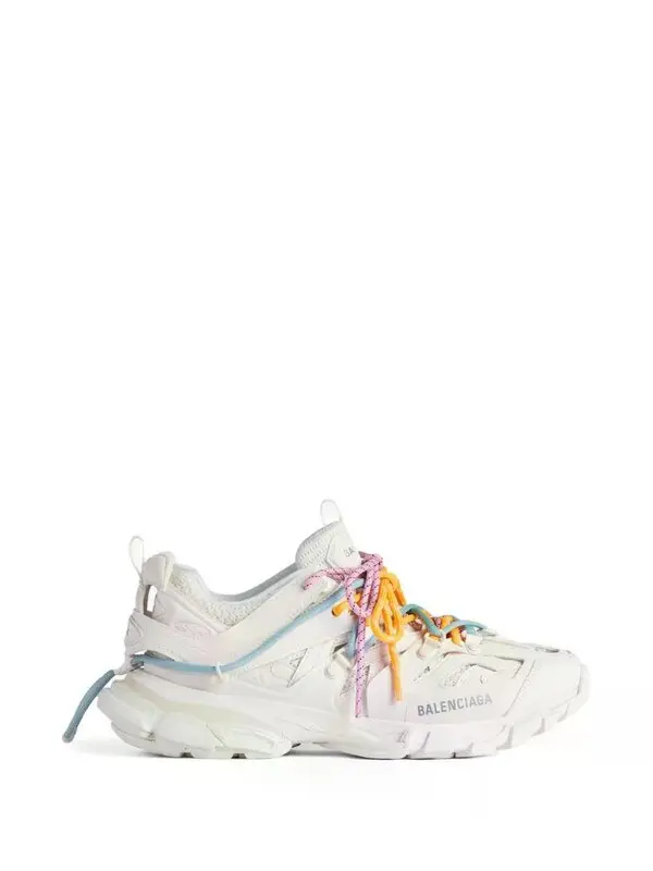 Balenciaga Track Panelled Sneakers - White