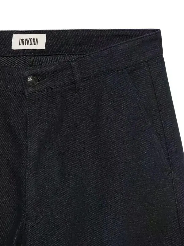 DRYKORN Twill-weave Straight-leg Trousers