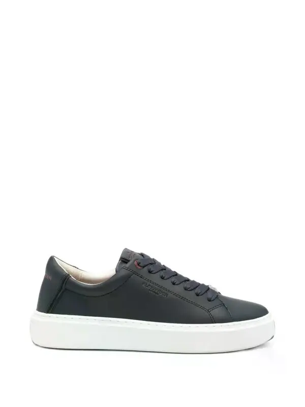 ALEXANDER SMITH Logo-embossed Leather Sneakers
