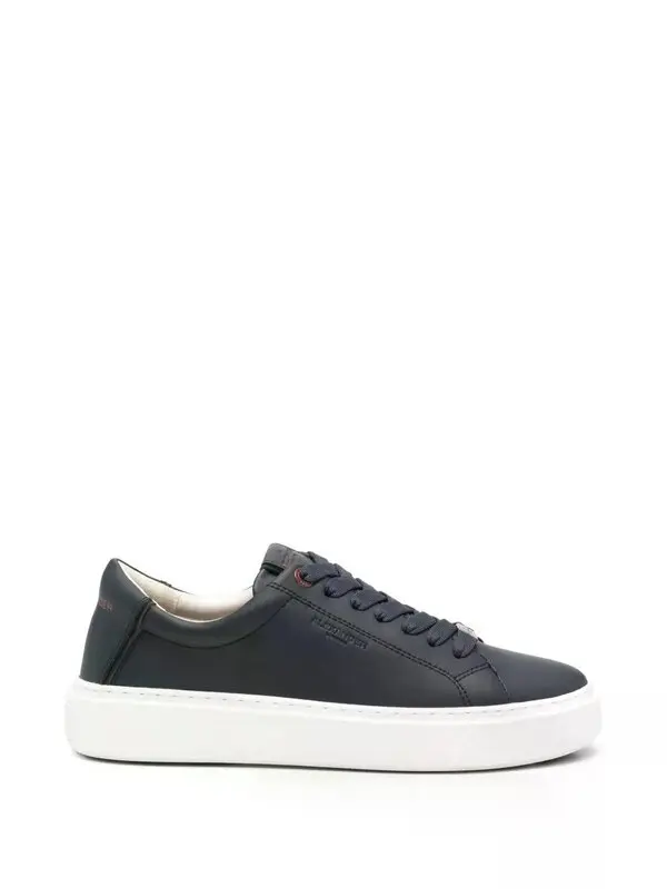 ALEXANDER SMITH Logo-embossed Leather Sneakers
